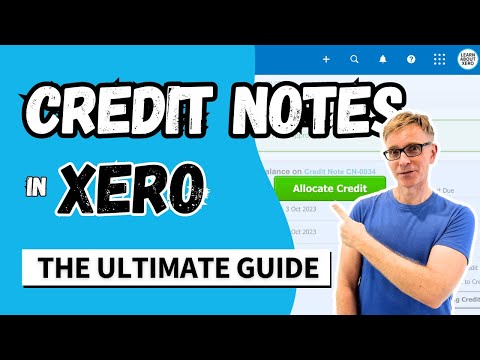 Credit Notes in Xero: Full tutorial for Beginners
