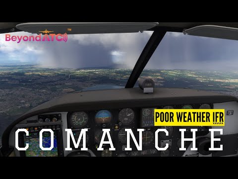 Microsoft Flight Simulator 2024 | A2A Simulations Comanche | BeyondATC IFR Flight EGNT-EGGP 4K
