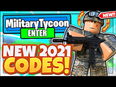 (2021) MILITARY TYCOON CODES *FREE CASH* ALL NEW SECRET OP ROBLOX MILITARY TYCOON CODES!