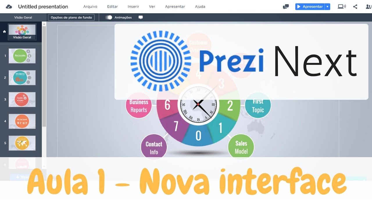 Prezi Next - Nova interface do Prezi 2017