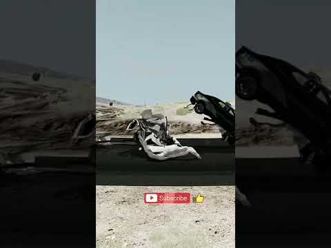 Armenian Police Car VS American Police Car in Brutal 120+ MPH Crash Test! (BeamNG Drive) #shorts