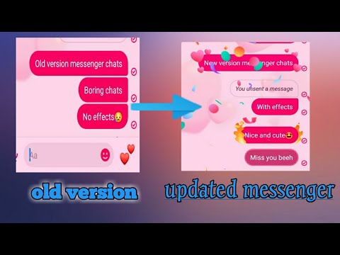 Facebook Messenger New Update | Chat Effects