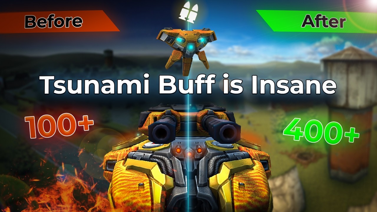 Tanki Online - TSUNAMI BUFF IS INSANE