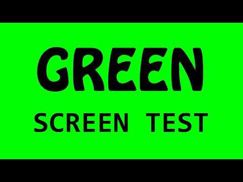 Plain GREEN Screen Test – Screen Test Buddy