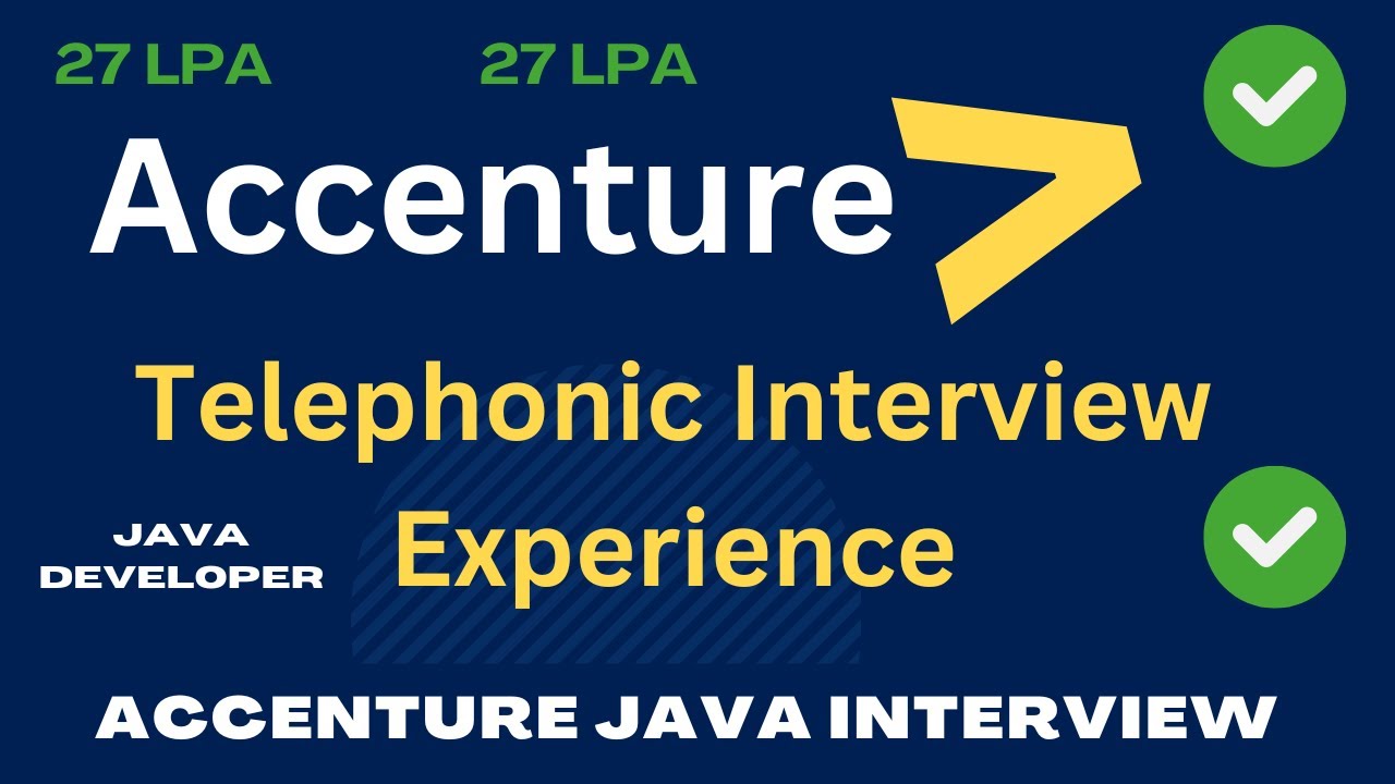 Accenture Screening Interview Experience | Accenture Java Interview