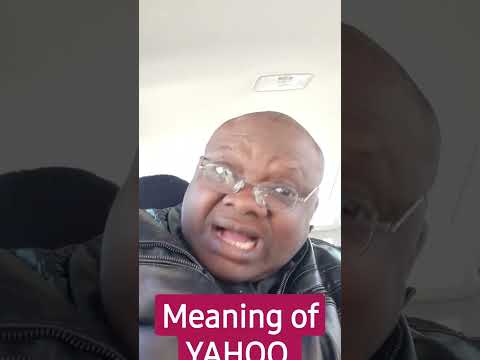 The meaning of yahoo