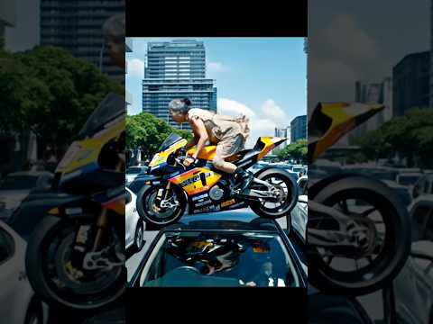 nenek memang the best, Jalan pintas sikat semua #aiveo3 #taumotogp #automobile #mandalikasports