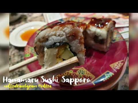 SUSHI | Hanamaru Sushi | One of The Best Kaiten-Zushi Restaurant in Sapporo!