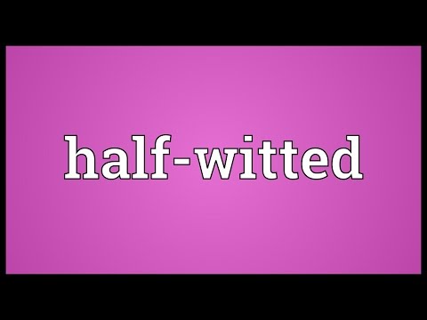 Half-witted Meaning