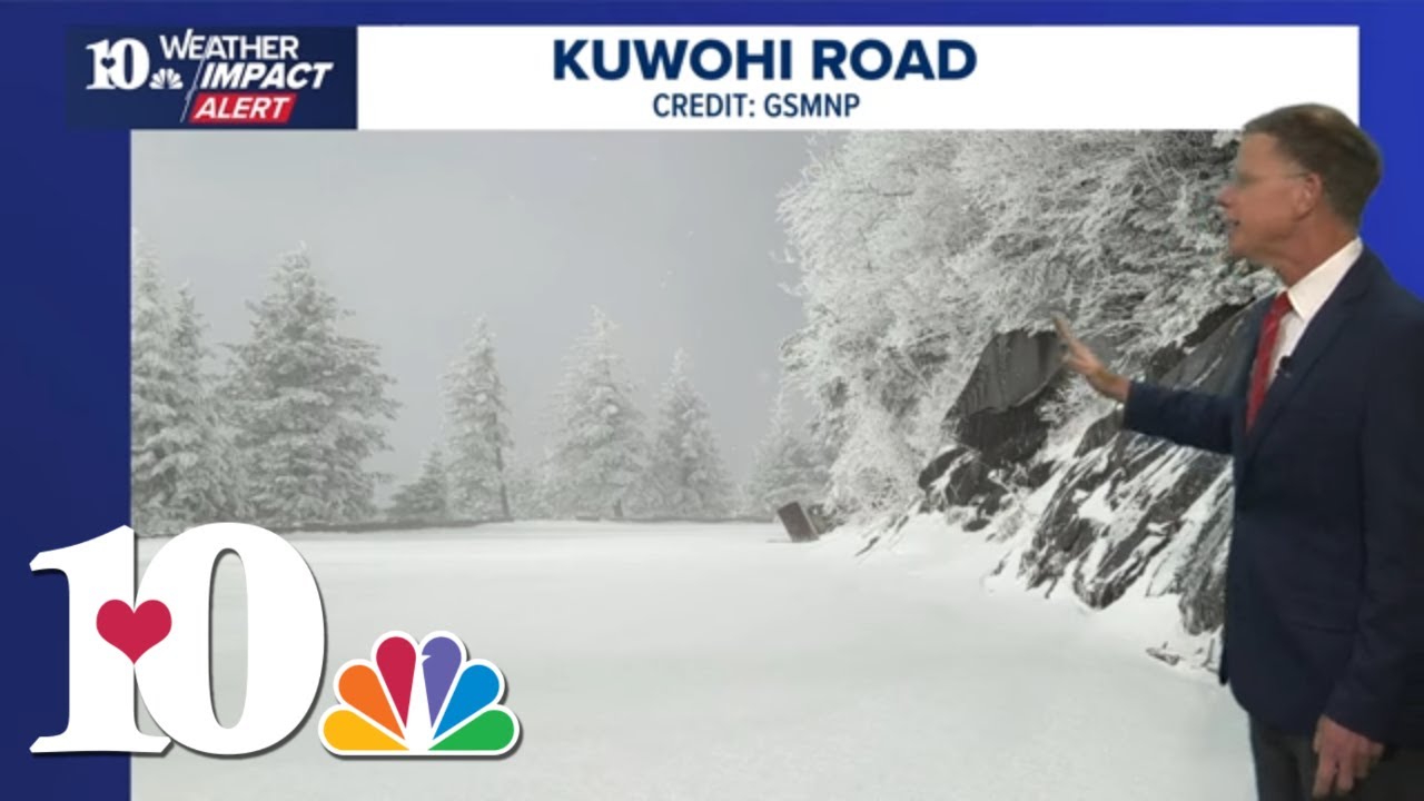 Snow makes its way through East Tennessee!