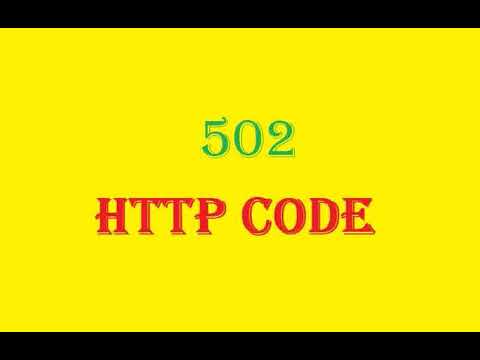 502 bad gateway