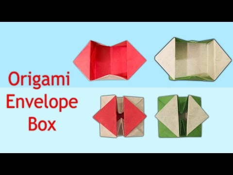 How To Make An Origami Pop Out Envelope Box | Origami Envelope Box ...