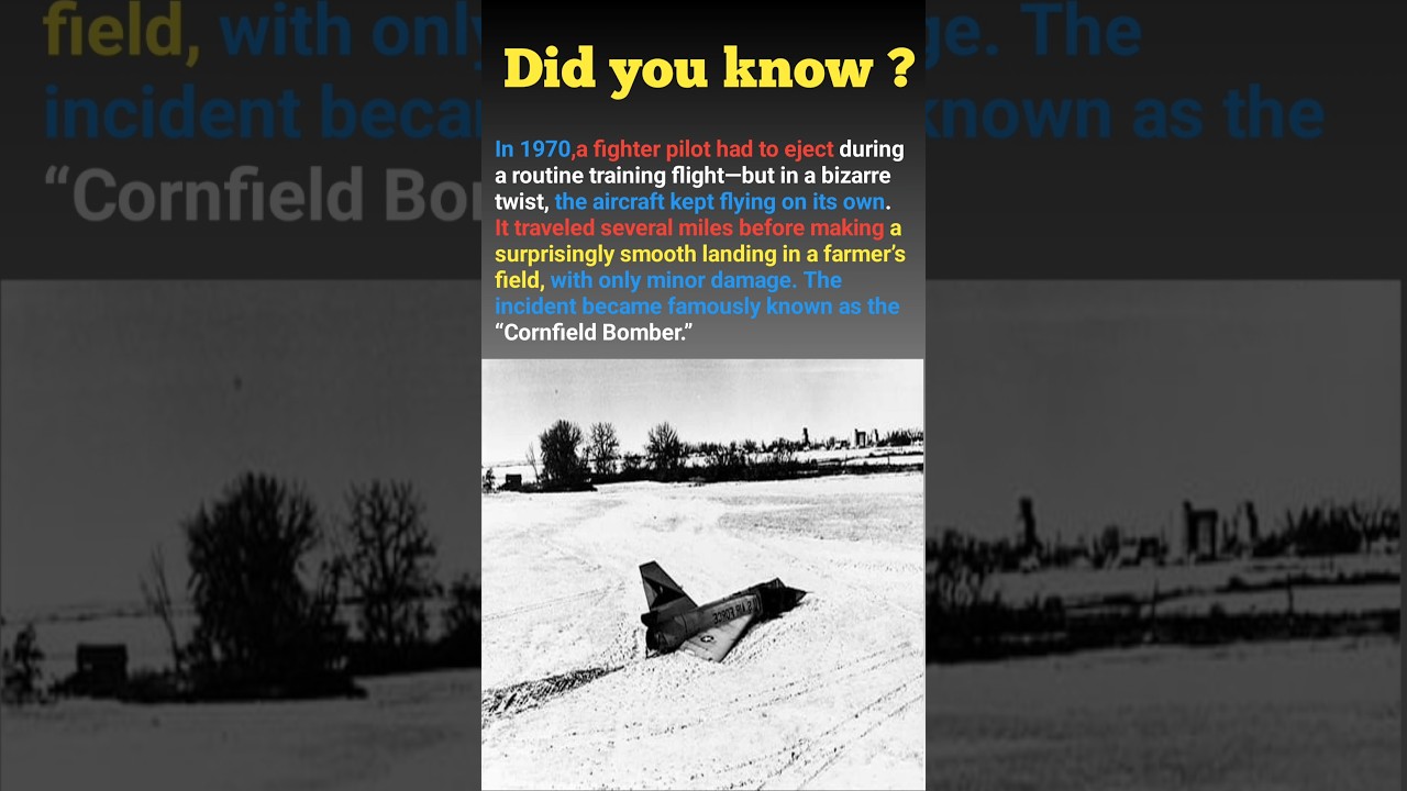 Pilot Ejected… But The Jet Kept Flying!