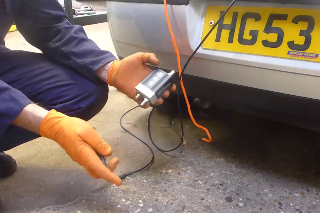 Non-intrusive exhaust gas pulsation test using the WPS500