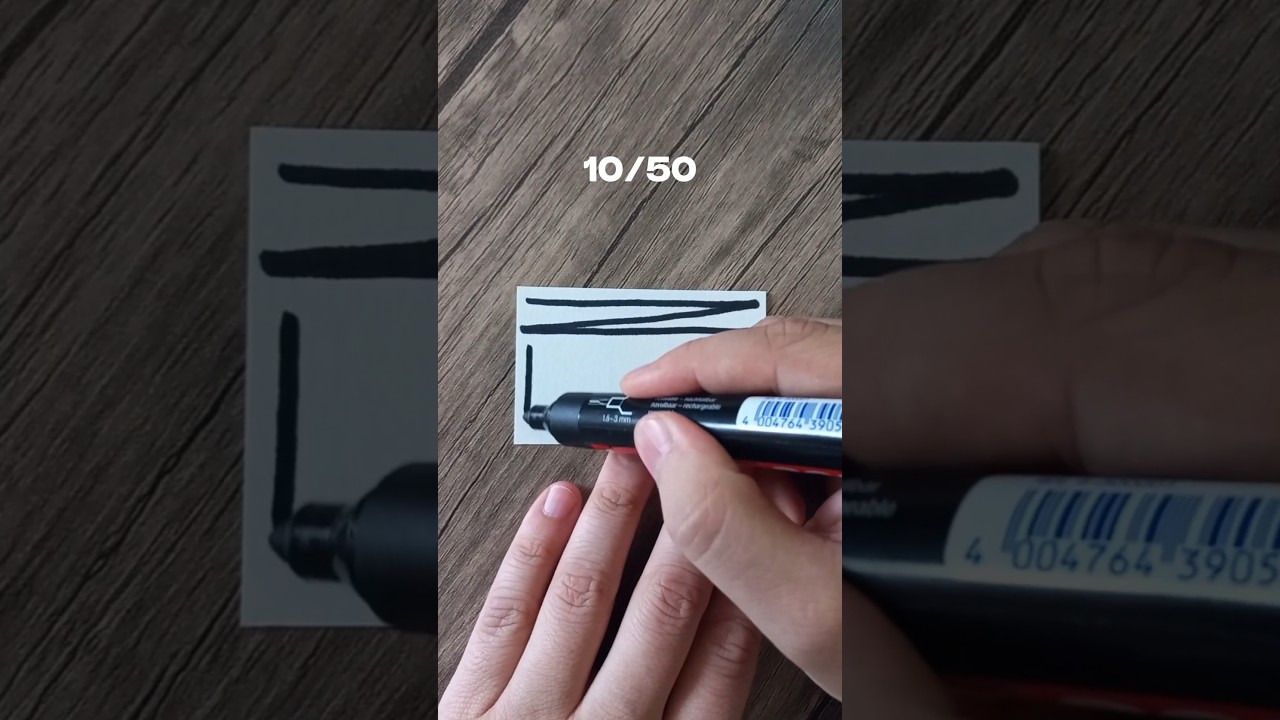 50 Tiny Paper Typographic Doodles | 10/50