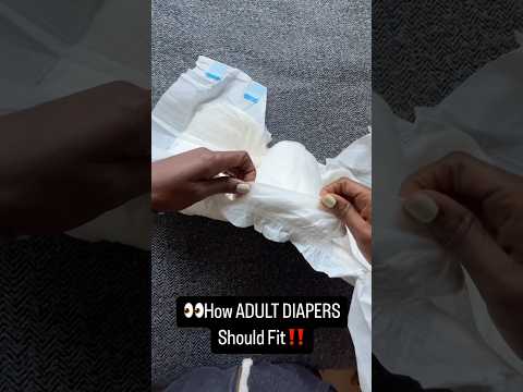 PERFECT FIT for adult diapers🤔 #diapers #bladderleaks #bedwetting #incontinence