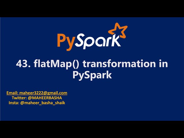 Understanding flatMap Transformation in PySpark | Galaxy.ai | Galaxy.ai