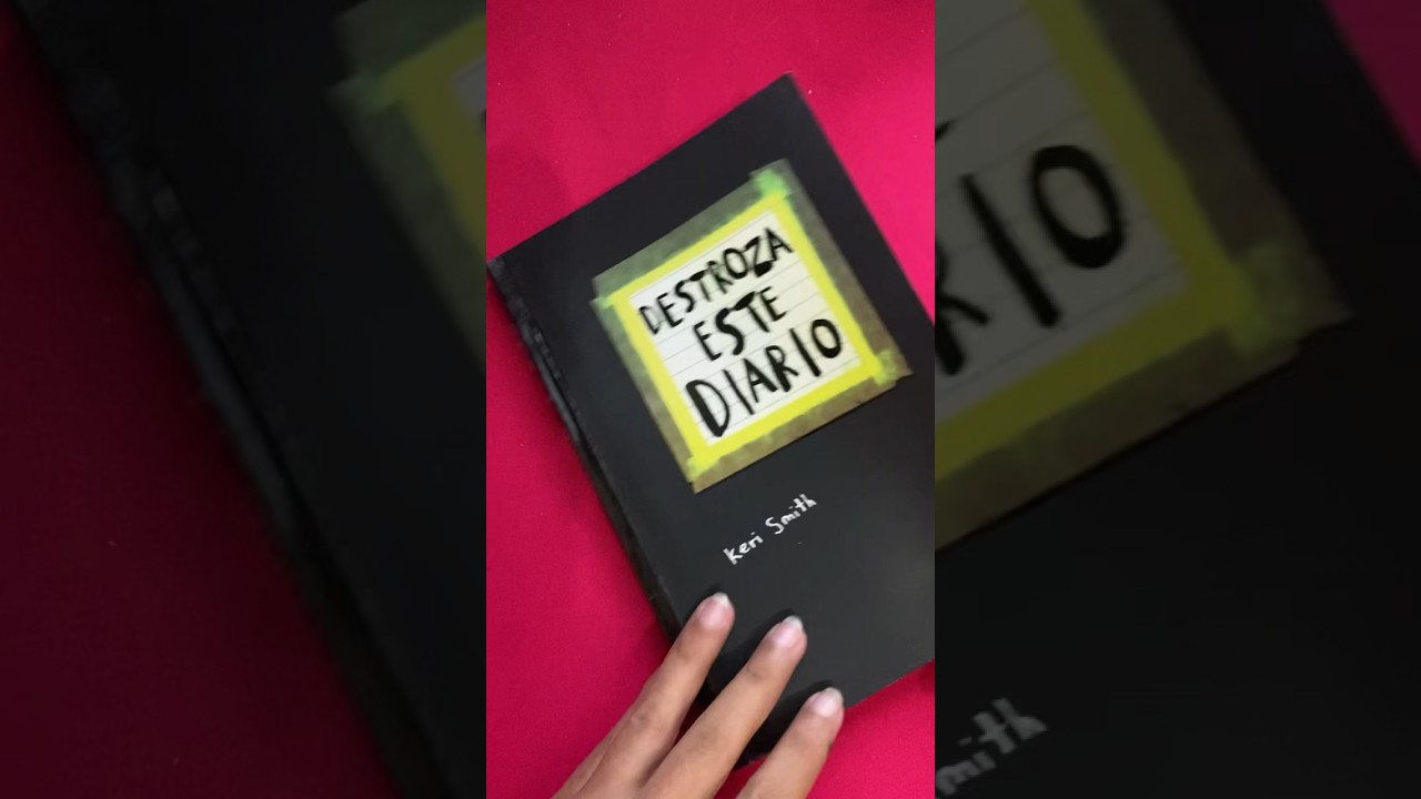 Destroza este diario 📕✨ #destrozaestediario #librosrecomendados #librosparacolorear