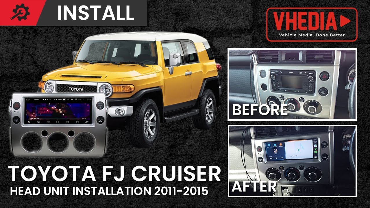 Toyota FJ Cruiser Head Unit Installation 2011-2015 - X series