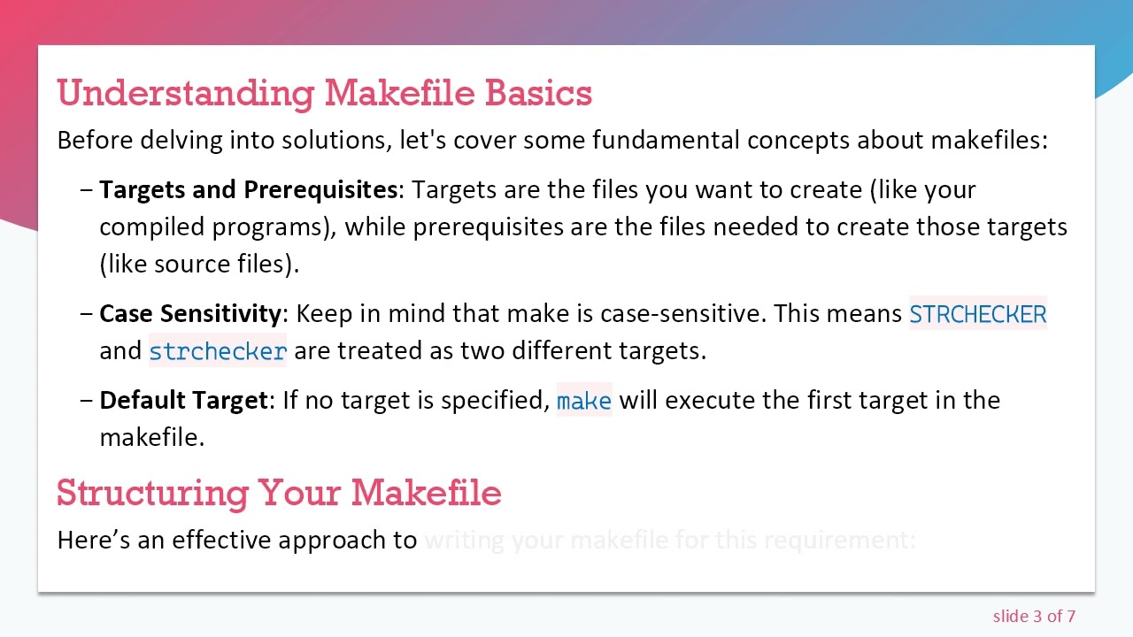 How to Compile Different Programs Using a Makefile Based on Command-Line Input