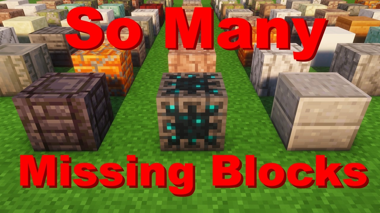 I'm Adding Every Missing Block... Because Mojang Won't