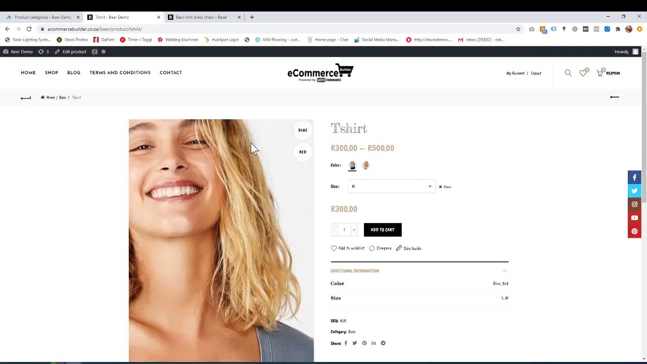WooCommerce Product Categories and Tags