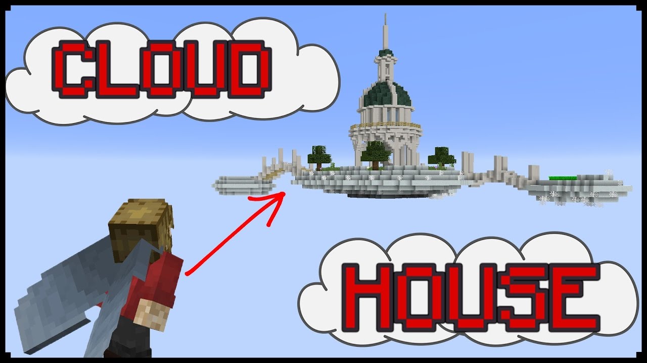 How to make a Minecraft CLOUD House!