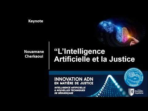 Innovation ADN en matière de justice- Intelligence artificielle & nouvelles techniques de séquençage