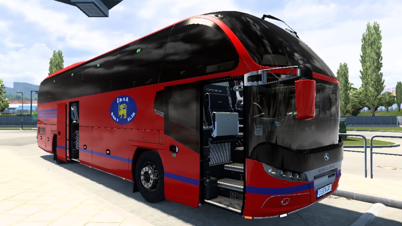 SLTB King Long Template for Neoplan Cityliner Bus 2021 v1.40 v1.41 - ETS 2