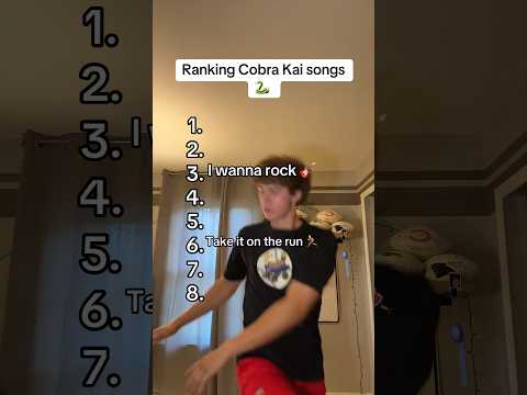 Ranking cobra Kai songs and stuff 🥷🏻 #cobrakai #cobrakaiseason4 #ranking #song #songs
