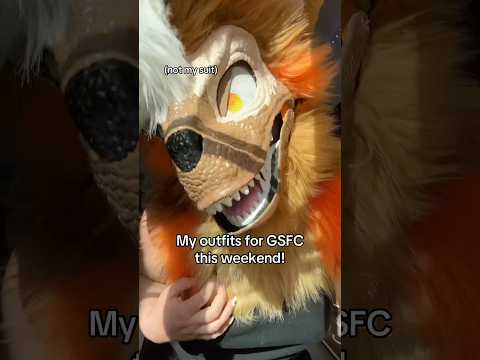 Im so excited || #furry #fursuit #fursuiter #antizoo #costume #viral #fursona #shorts #fyp