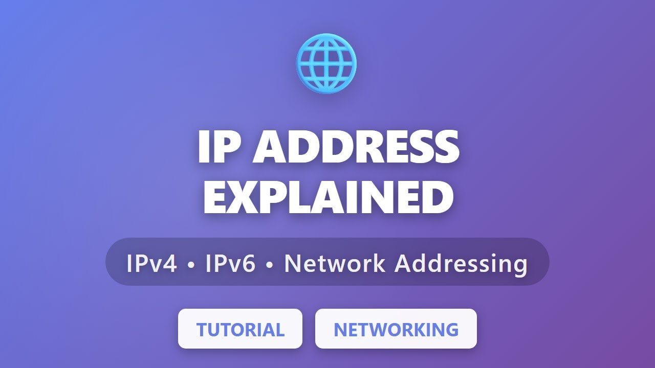 IP Address Explained: IPv4 vs IPv6 & Network Addressing for Beginners