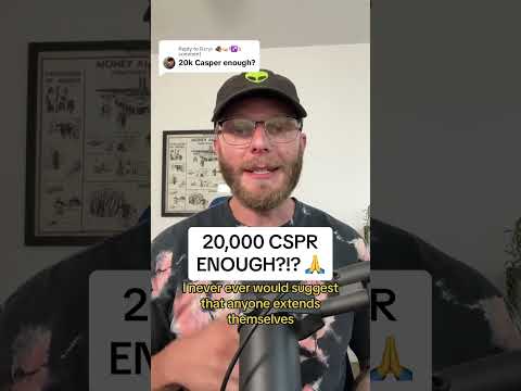 💰 IS 20,000 CSPR ENOUGH?!?