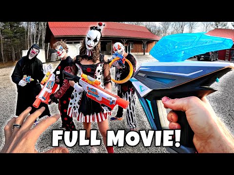 NERF WAR | THE KILLER CLOWN CHRONICLES 3 - The Movie!