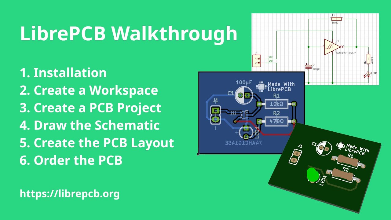 LibrePCB Walkthrough: From Download to PCB Order in 10 Minutes