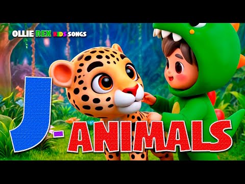 J Animals Song! Learn Animal Names That Start with J | Fun Kids Song by Ollie Rex