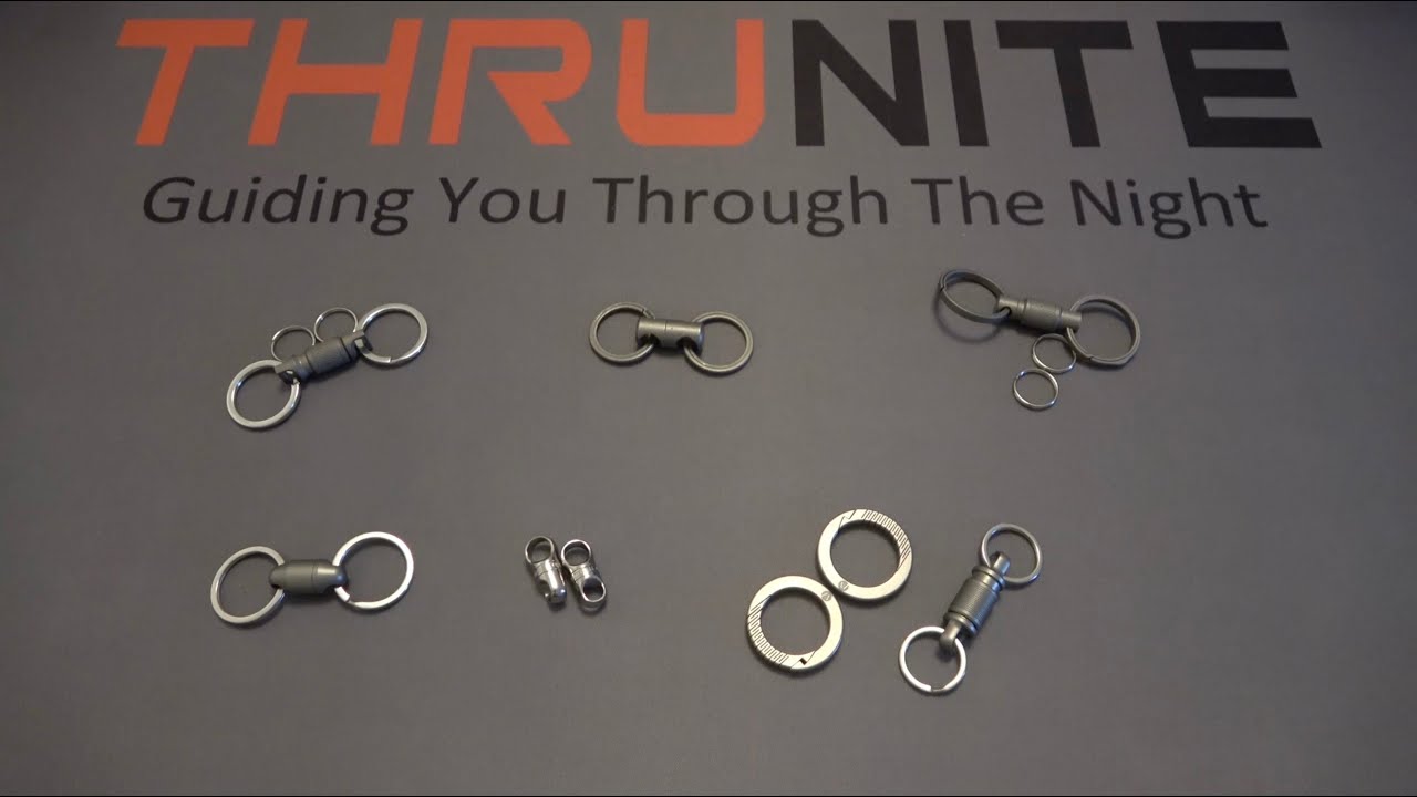 NEW Thrunite EDC Tools (Titanium Keyring & Quick Release Keychain)