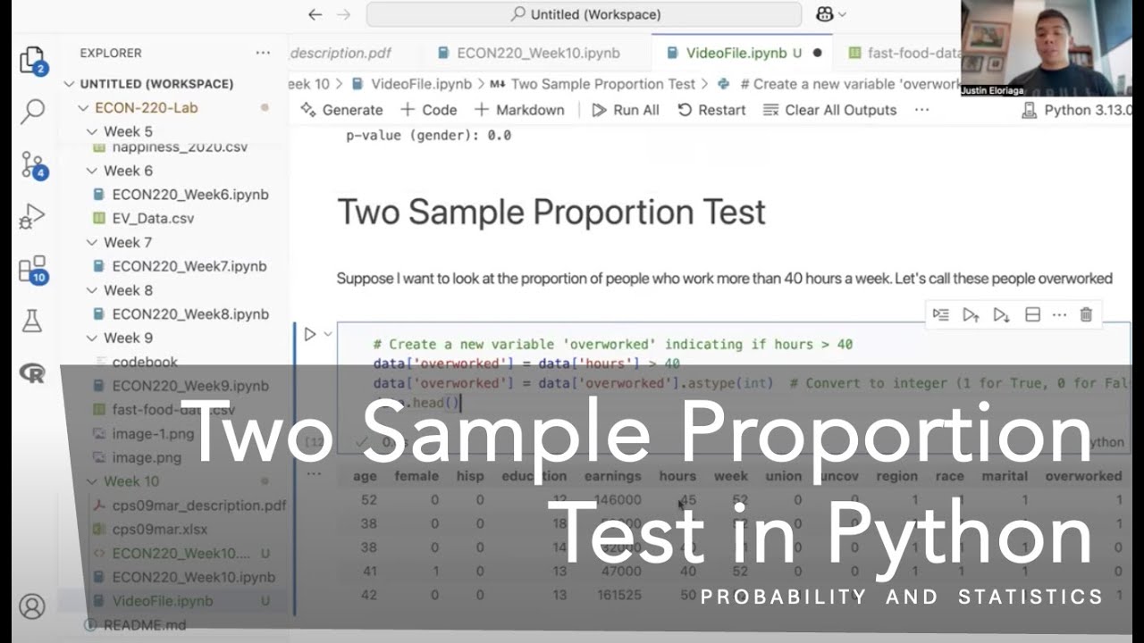 Two Sample Proportion Test in Python