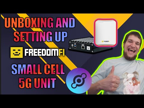 I got the 5G Indoor Small Indoor Cell Unit by FreedomFi CBRS Radio! - Unboxing and Setup