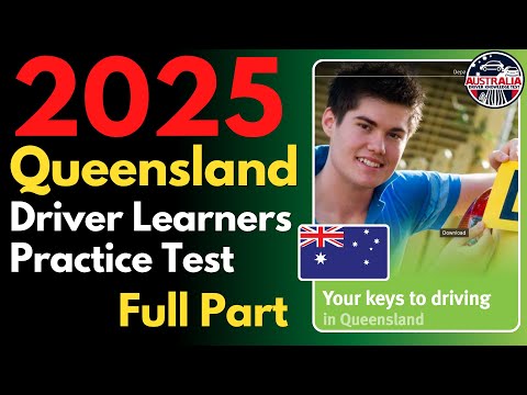 Queensland Driver Learners Practice Test | Full Part | Australia Driver Knowledge Test