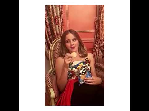 SOCIAL MEDIA: Emma Watson during Beauty and the Beast Press Tour (2017)
