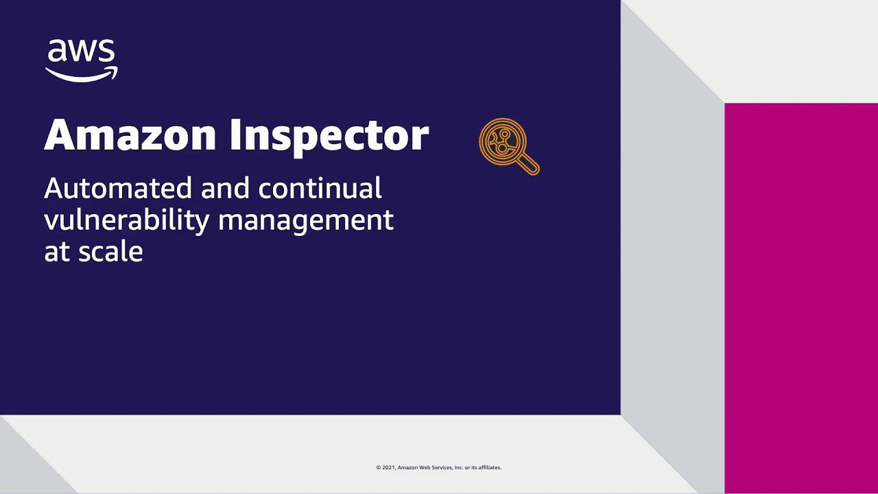 Amazon Inspector Overview Demo | Amazon Web Services