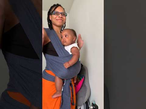 Moby Wrap tutorial #favorites #firsttimemom #babycarrier #baby #mommylife #godlovesyou