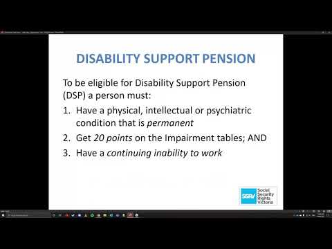 Disability Support Pension: Eligibility, Challenges and Resources