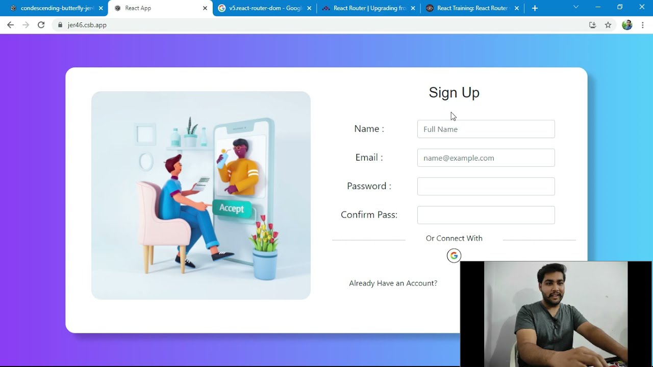 Element type is invalid: expected a string | react-router-dom not working error | Mr Programmer