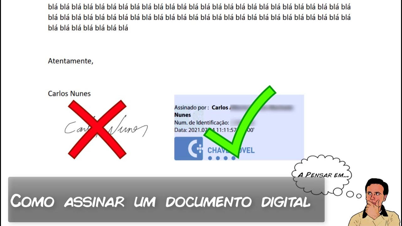 Como assinar um documento digital