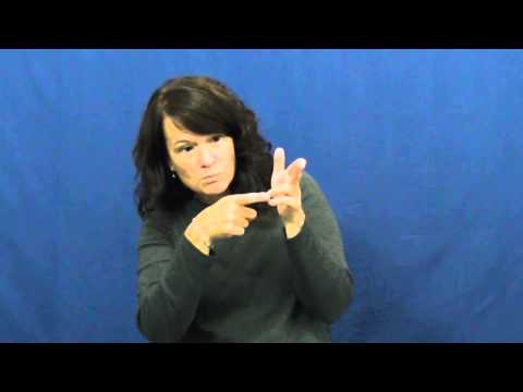 American Sign Language ASL Video Dictionary - gun trigger