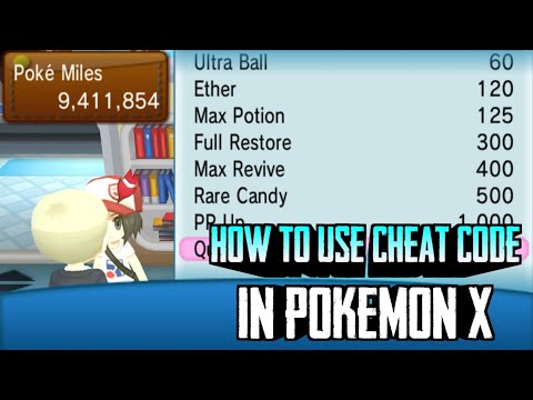 Pokemon X Cheat Code How To Use Cheat Codes In Full Details