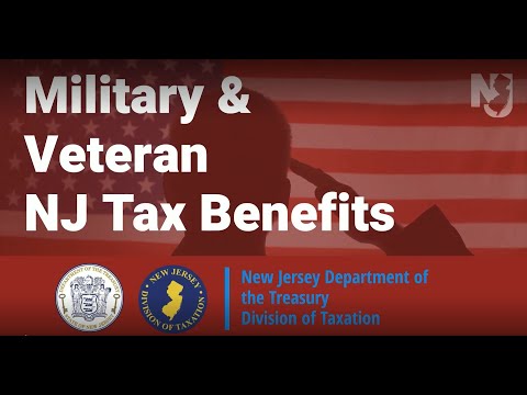 Military and Veteran NJ Tax Benefits