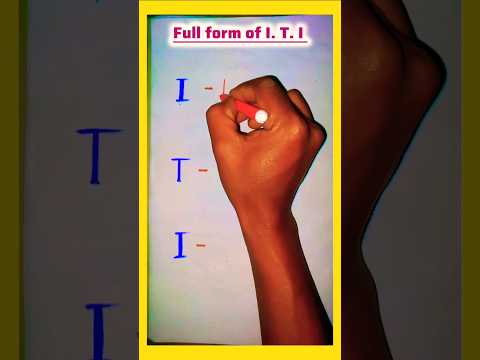 Full form of ITI 📚#sushila_educational #shrots #shortsviral